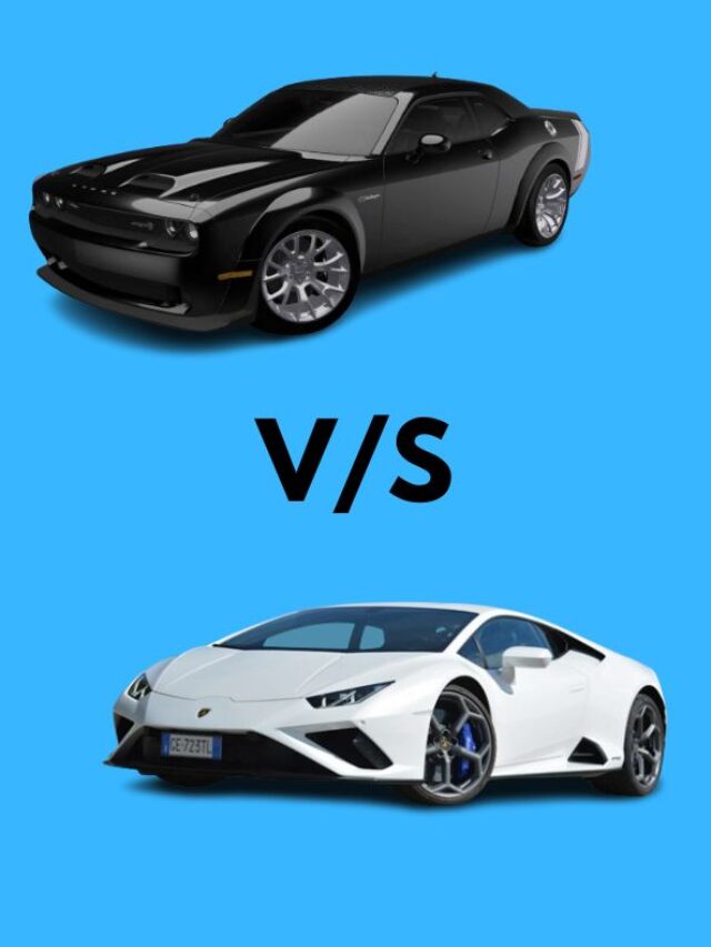 Lamborghini Huracan Sterrato vs Dodge Challenger Black Ghost ...